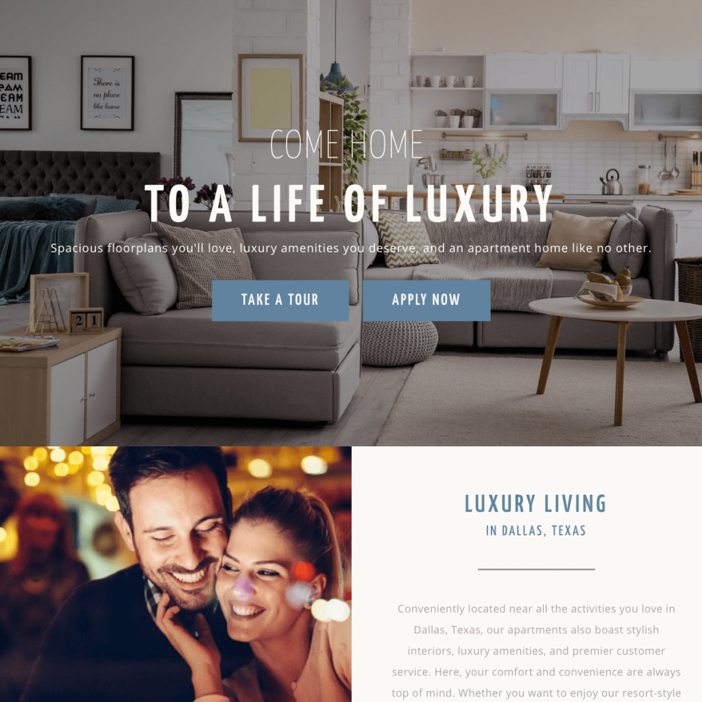 Premium Apartment Web Designs | Swifty Multifamily Websites